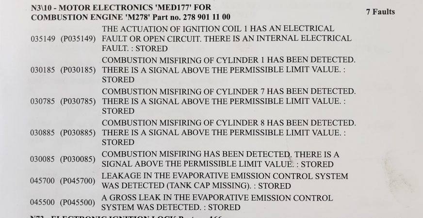 2014 G63 AMG, Rough Running Engine- Pawlik Automotive Repair, Vancouver BC